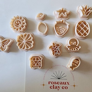 Ocean Sea Stud Polymer Clay Cutters Summer Clay Cutters Clay Earring ...