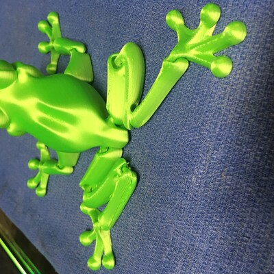 Cute Flexi Print-in-place Frog STL File for 3D Printing - Etsy