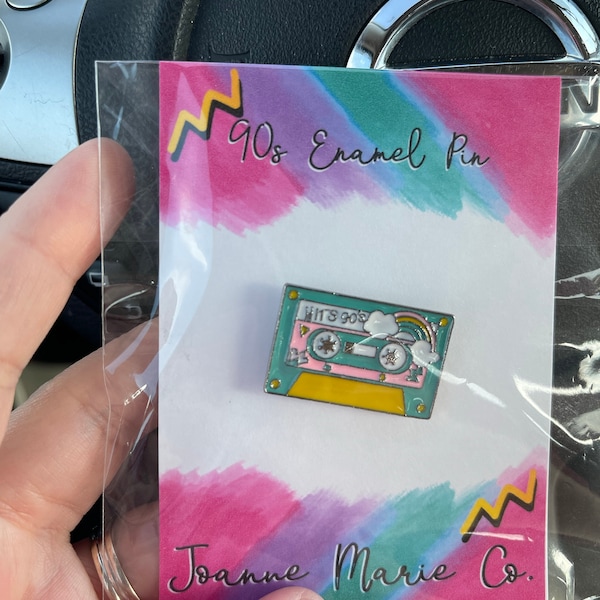 90s Enamel Pin - Etsy