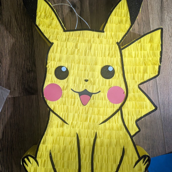 Hermosa Piñata Pikachu Fiesta De Cumpleaños 30x20x4 Pulgadas - Etsy