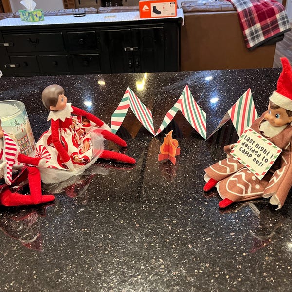 Elf Camping Prop, Elf Prop Idea, Printable Elf Kit, Printable Elf Prop ...