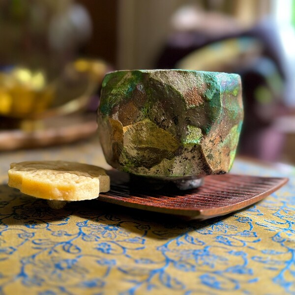 Raku Ceramic Praying Kitsune Fox Statue: Japanese Shinto Inari ...