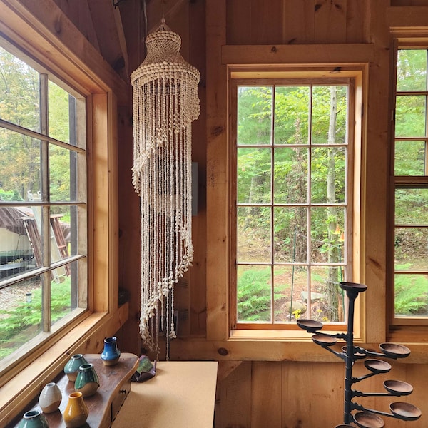 Nassa Shell Long Lei Necklace - 1, 2, 3, 4, 5 or 6 Strands About 56 ...