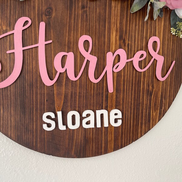 Custom Script Word Cutout-multiple Sizes- Wood Craft Supply - Hanging ...