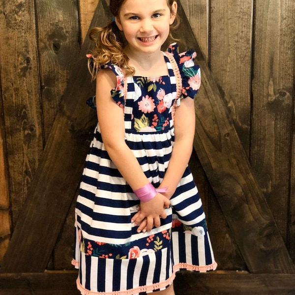 Bellevue Dress PDF Sewing Pattern, Including Sizes 12 Months - 14 Years ...