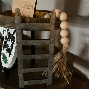 Mini Ship-lap Monogram Wreath Monogram Sign Tiered Tray | Etsy