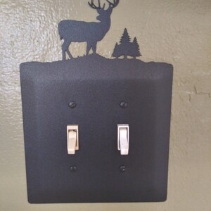 Deer Buck Wildlife Light Switch Double Plate Cover - Etsy
