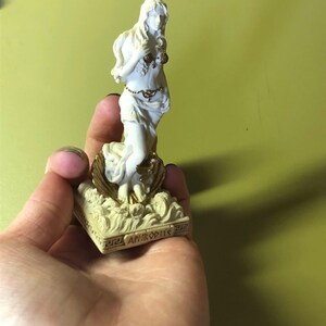 Vintage Aphrodite Mini Statue Small Hand-painted Ancient - Etsy