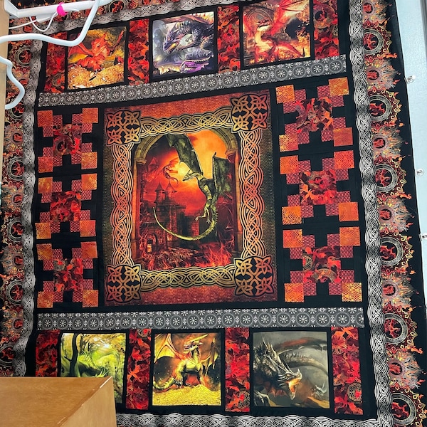 Red Dragons Quilt Kit ~ in the Beginning Fabrics - Etsy