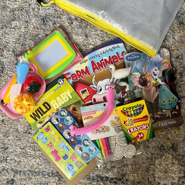 Kids Activity Kit Customizable Kids Road Trip Activities Kids Travel ...