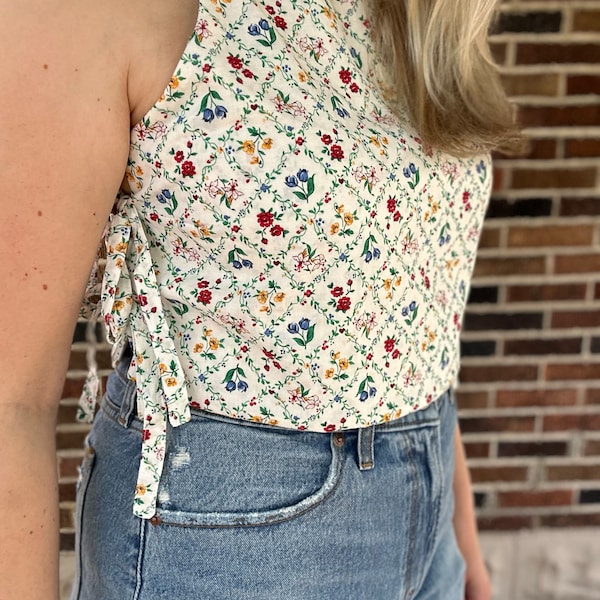 ST Side Tie Top - PDF Sewing Pattern, Print at Home, Copyshop ...