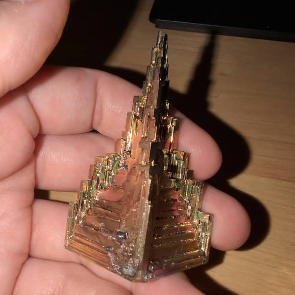 Aurora Rainbow Titanium Bismuth Gemstone Quartz Sorcerers Stone Home ...