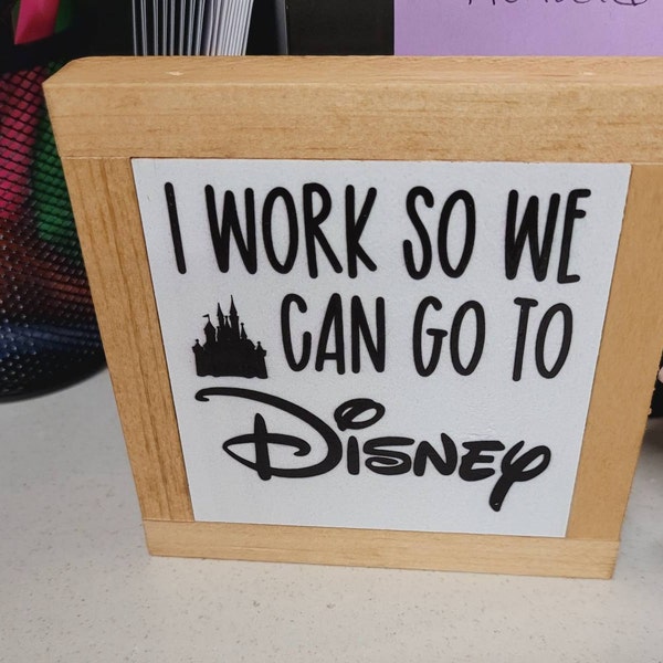 Disney Decor, Disney Addict Decor, Disney Inspired Desk, Disney Lover ...