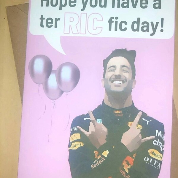 Daniel Ricciardo F1 Formula One Stickers, Formula One Grid, Motorsport ...