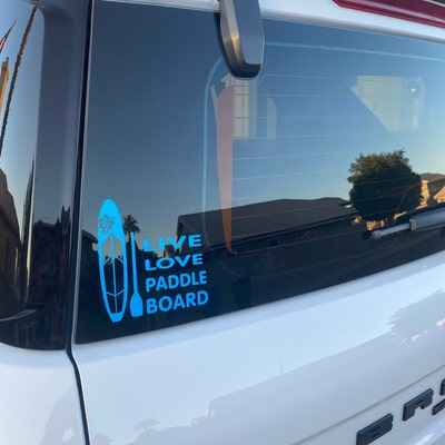 Paddle Board Vinyl Decal Sticker - Etsy