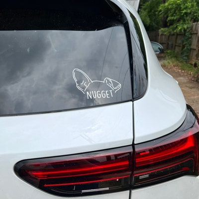 Cat Ear Halo Custom Car Decal Personalized - Etsy