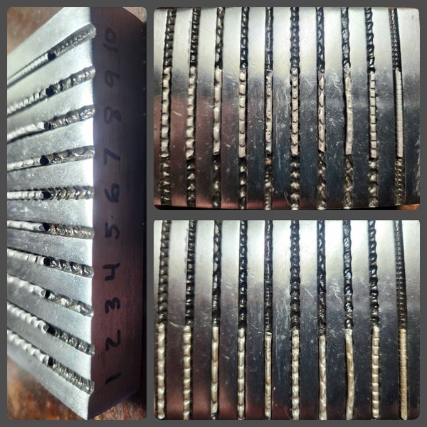 10 Design Wire Impression Die Plate #3 | Silversmith Supplies ...