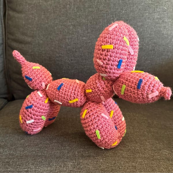 Balloon Animal Dog Crochet PATTERN ONLY Instant DOWNLOAD! Puppy ...
