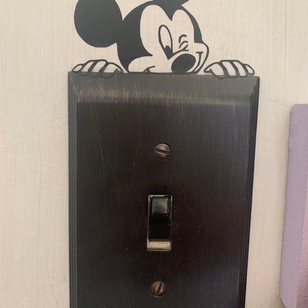 Mouse Light Switch Wall Decal - Etsy