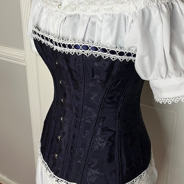 1906 Edwardian Corset PDF PATTERN "emma" - Waist: 23-47 Inch (58.4 ...