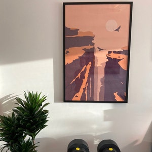 Wine Gallery Wall Art Fine Line Bar Drinks Print Kitchen | Etsy