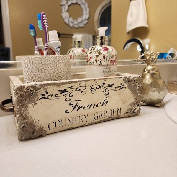 Rustic French Country Garden Planter Box 10.25x5 or 12x8.5 French ...