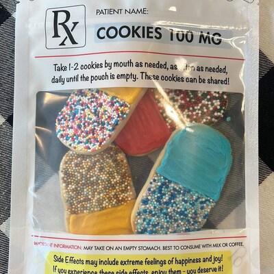 Printable Rx CUPCAKE prescription 3 X 4 Nurse Appreciation Gift Get ...