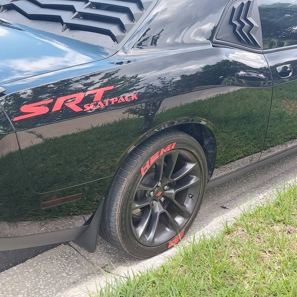 SRT Scat Pack Side Graphics for Charger Challenger (set of 2 Decals ...