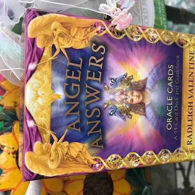 Angel Answers Oracle Cards & Book Set - Etsy