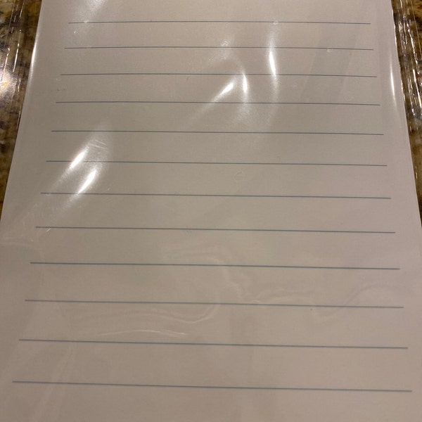 Personalized Script Notepad, Simple and Elegant Notepad, Personalized ...