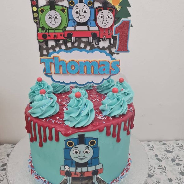 Thomas Tank Engine and Friends Inspired Cake Topper | Thomas Cake ...