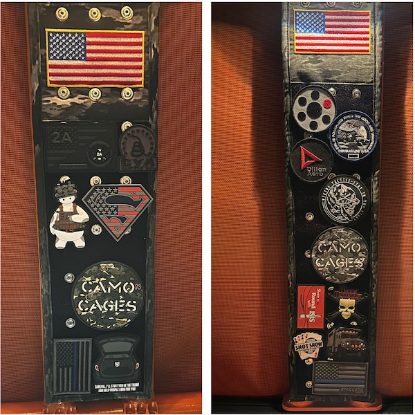 Embroidered Patch Display Board - Handmade & Customized - Military ...