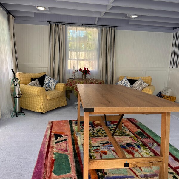 Yellow and Black Mid Century Modern Rug, Scandinavian Style, Living ...