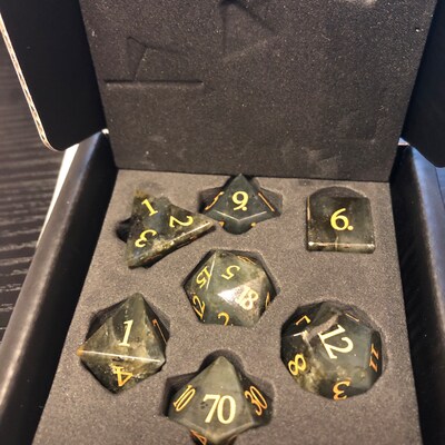 Sea Turtle Dnd Dice Set Ocean Theme Black Glass Dnd Dice Set Dungeons ...