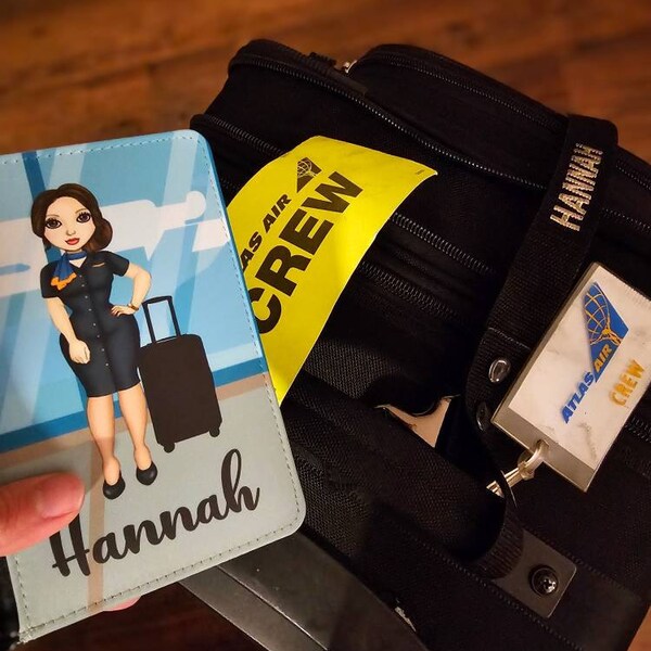 Flight Attendant Gift, Flight Attendant Sticker, Airplane Sticker ...