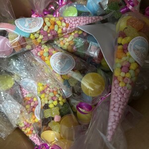 Pre-filled Sweet Cones , Santa Faces, Stocking Filler, Favours ...