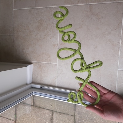 Knitted Mothers Day Sign Wire Word Cord Knit Rope Mothers Day Gift for ...