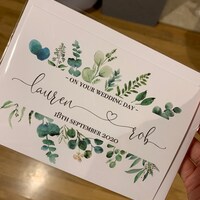 Personalised Wedding Card Newly Married Couple Greeting Card ...