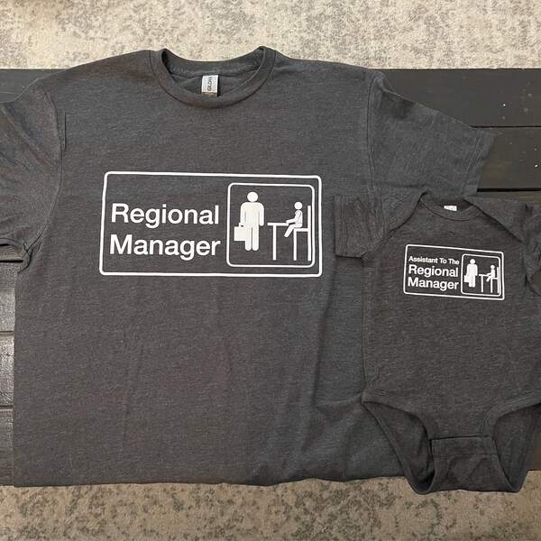 Regional Manager Shirt,assistant to the Regional Manager,dad and Son ...