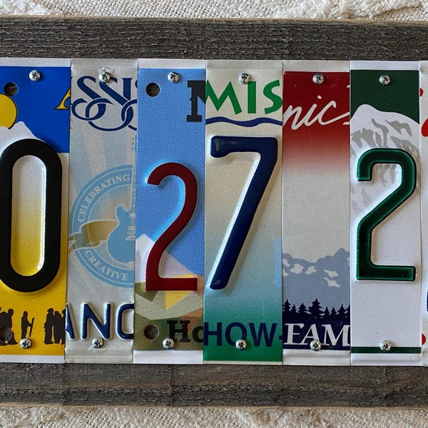 Custom College Name License Plate Sign Unique 2024 Graduation Gift Idea ...