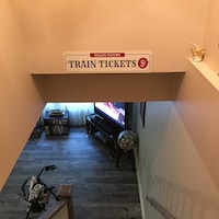 Train Tickets Sign, Personalized Station 5 Cents Sign, Custom Family ...