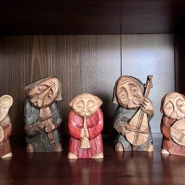 TUBA PLAYER Handcrafted Wooden Sculpture - Etsy