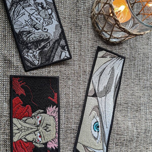 Anime Manga Embroidered Patch - Etsy