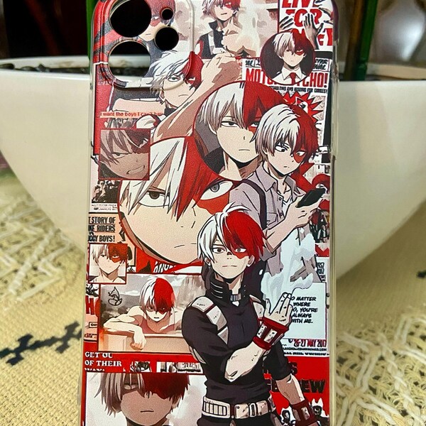 Katsuki Bakugo Phone Case Todoroki Shoto Cover for iPhone 16, 15, 14 ...