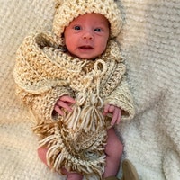 CROCHET PATTERN, Cowboy CHAPS and Diaper Cover, Newborn to Age 2, Boys ...