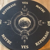 Triple Moon Pendulum Board Triple Moon Divination Board Altar ...