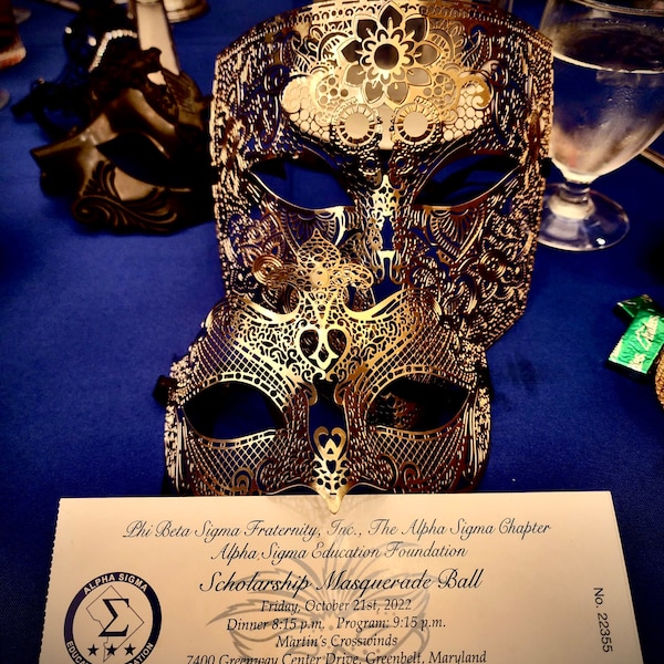 Silver and Black Masquerade Mask Laser Cut Metal Venetian Mask - Etsy