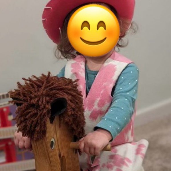 Infant Pink Cow Print Cowboy Costume: Faux Fur Chaps & Vest - Etsy