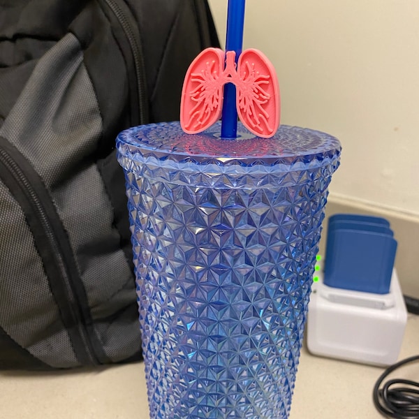 Lung Straw Topper, Respiratory, Lungs Gift, Organ Straw Topper ...