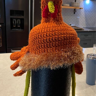 Crochet Pattern Chicken Hat/ Chicken Hat Pattern/ Spring Chicken Hat ...